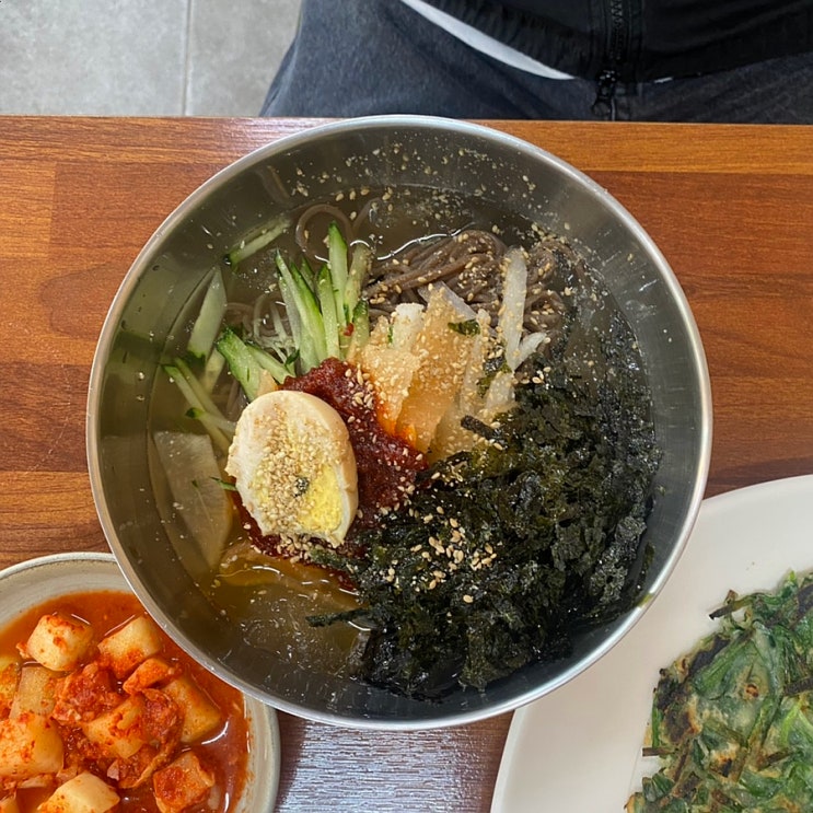 [대구 칠곡 3지구 맛집] 막국수 부추전 식궁합 최고인 국수본가 : 네이버 블로그