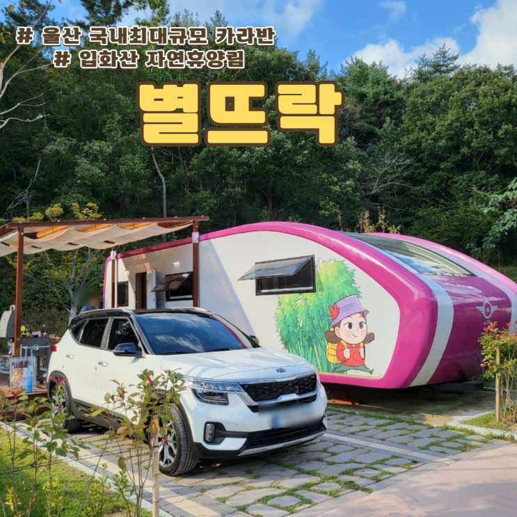 울산 중구 입화산 자연휴양림 별뜨락 국내 최대규모 카라반 누워서 하늘이 보이는 럭셔리 카라반이랍니다 네이버 블로그
