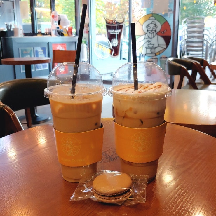 안산 월피동 카페 발도스 커피 카라멜마끼야또 And 바닐라라떼 마카롱 메뉴 네이버 블로그