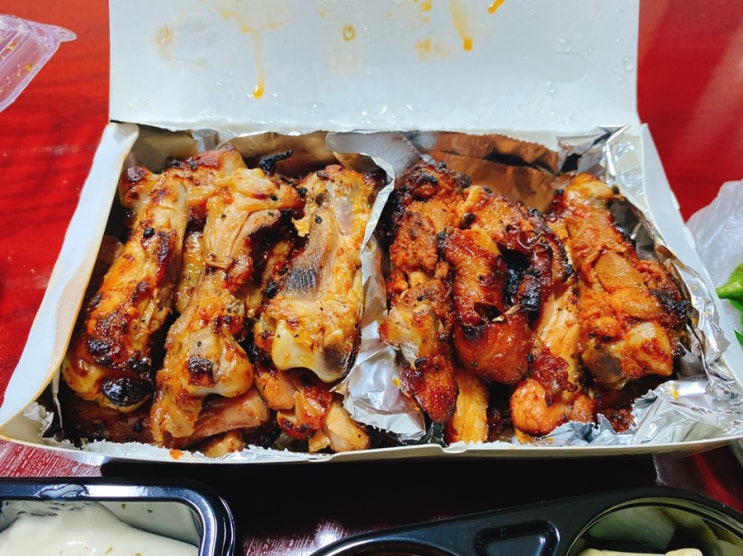 대구율하동 숯불향 가득~ 안주 추천 율하광장 율하타임스퀘어 닭다리숯불구이 맛집 숯불에미친닭 본점 네이버 블로그
