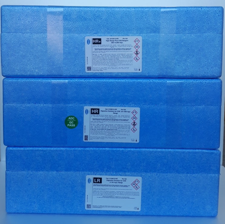 HACH COD 측정 시약 2125815-KR 2125915-KR 2415815-KR 2415915-KR 하크 COD(CR ...