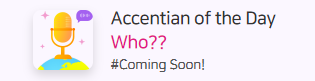 [Accentia] Who is the Accentian of the Day? : 네이버 블로그