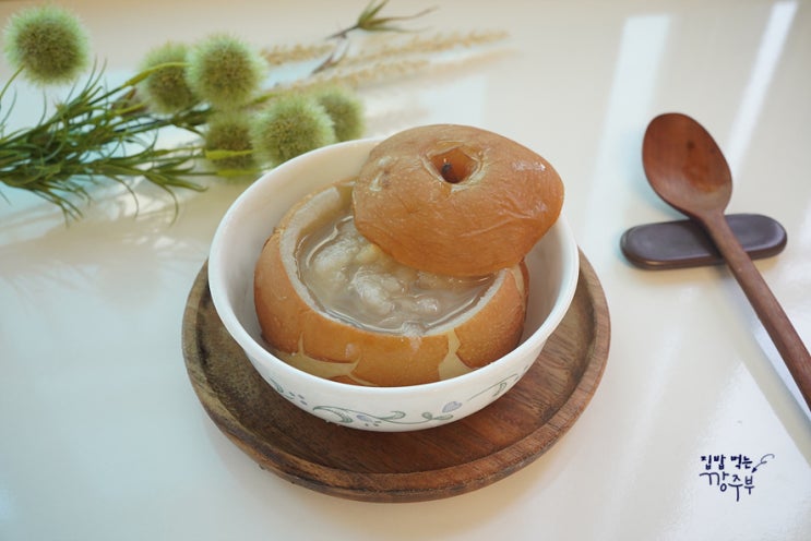 아기 배숙 만들기 감기에 좋은 음식 배꿀찜 배요리 네이버 블로그