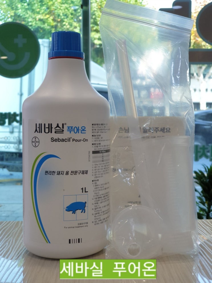 세바실®푸어온 Sebacil®Pour-On 돼지용 옴 진드기 구제제 동물약국 청주동물약국 늘봄동물약국 : 네이버 블로그
