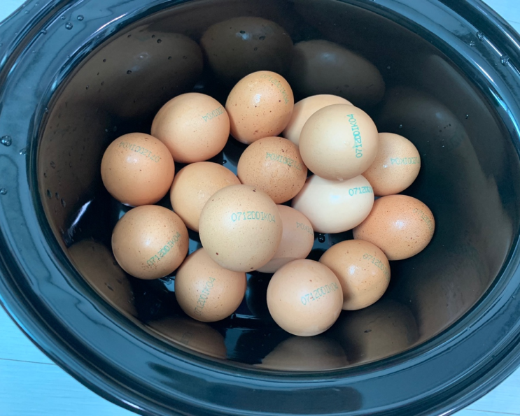 키친아트 슬로우쿠커 구운 계란 만들기에 좋은 슬로우쿠커 32 🥚 내돈내산 네이버 블로그