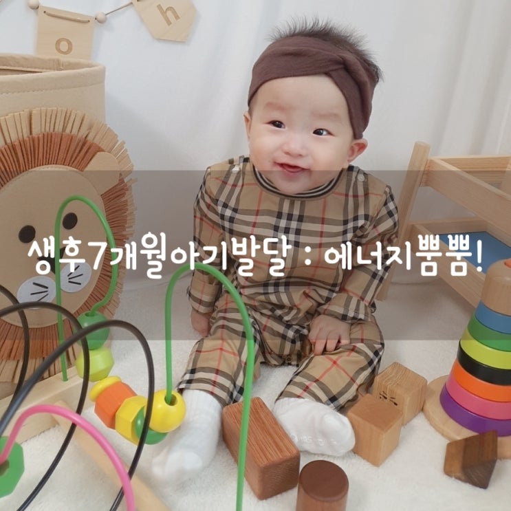 생후7개월 아기발달 기록 분유량 이유식 수면시간 잡고 일어나기 네이버 블로그