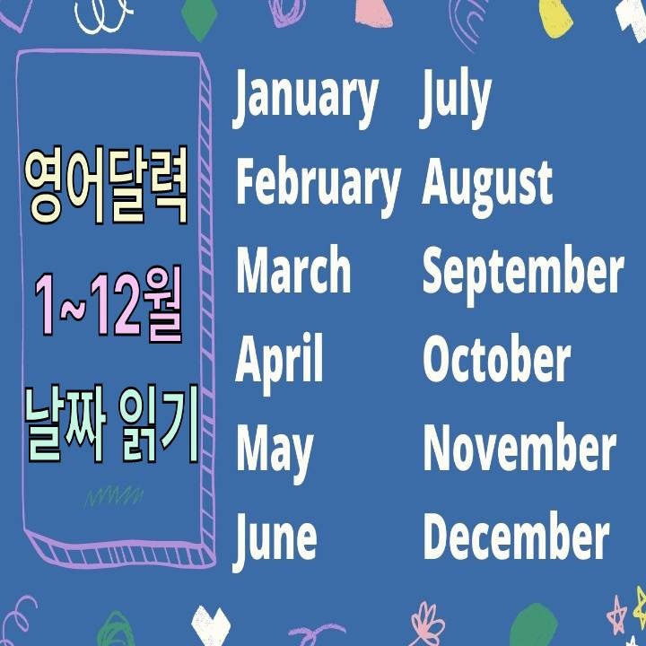 영어달력, 날짜 표기, 영어 서수 숫자 읽는법 : 네이버 블로그