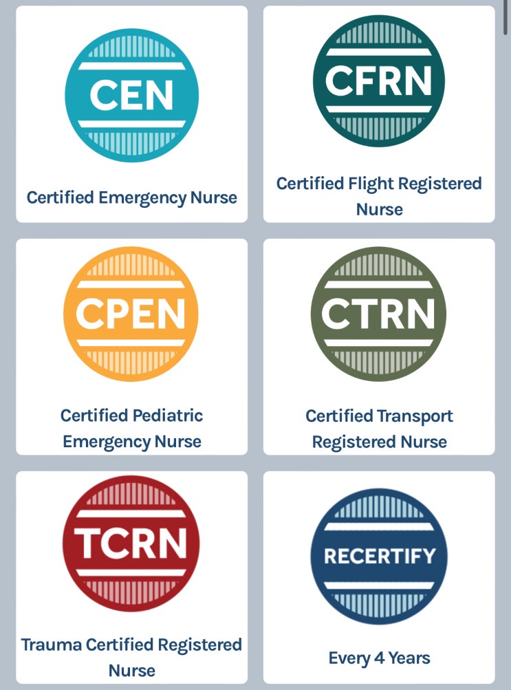 [CEN, certified emergency nurse 준비 1단계]ENA(emergency nurses association ...