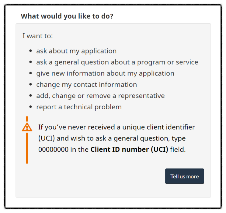 [캐나다 비자] CIC 이민국에 이슈 사항 문의하기 (IRCC Web Form 이용 방법) : 네이버 블로그