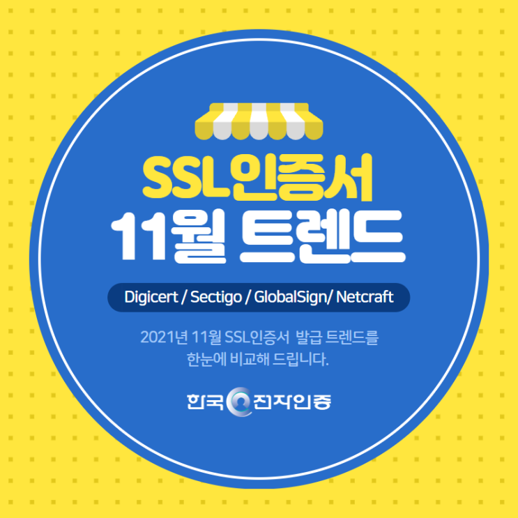 [SSL점유율] 2021년 11월 SSL인증서 발급 동향 : 네이버 블로그