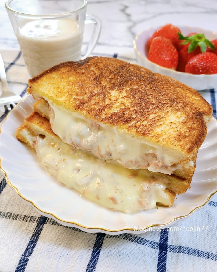 백종원 참치샌드위치 튜나멜트토스트 튜나샐러드 맛있는 식빵 레시피 네이버 블로그