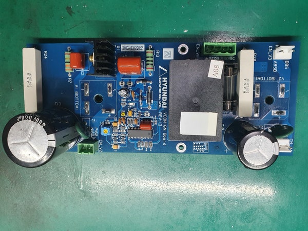 현대엘리베이터 VCON Board_ 수리 브이콘보드 수리/#출력전압 불량 : 네이버 블로그