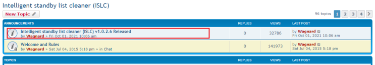 유휴상태 메모리 등 정리 및 반응 속도(주기) 향상 :: ISLC 소개 및 사용법 : 네이버 블로그