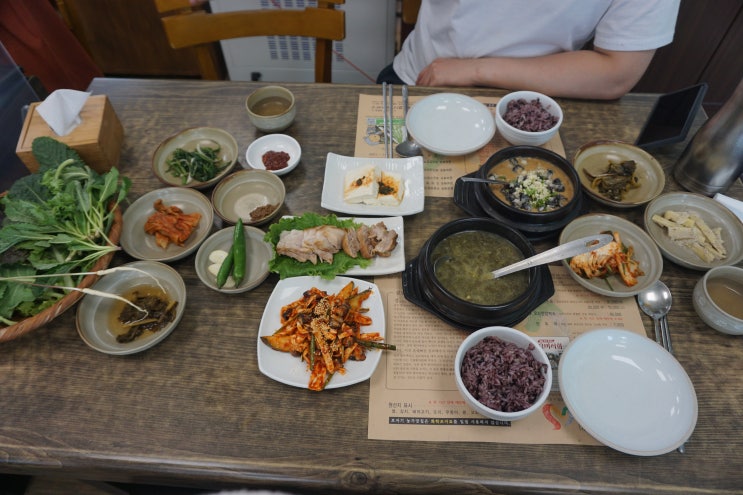 담양 맛집 보자기 우렁쌈밥정식과 곰보배추 건강한 한끼 네이버 블로그