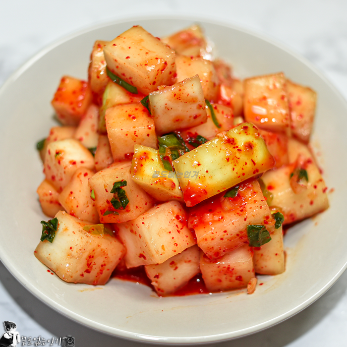 백종원 깍두기 담그는법 초간단 깍두기담기 네이버 블로그