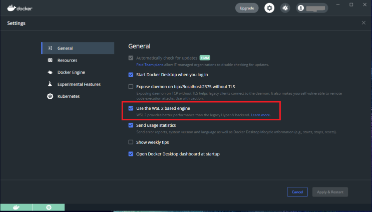 [WSL2] WSL2 Docker/K8s개발 환경 셋팅 - Docker Desktop 설치/ Visual Studio Code ...