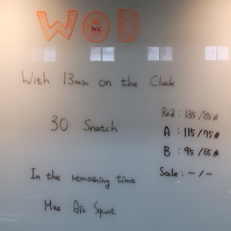 크로스핏 와이낫 11월19일 WOD : 네이버 블로그