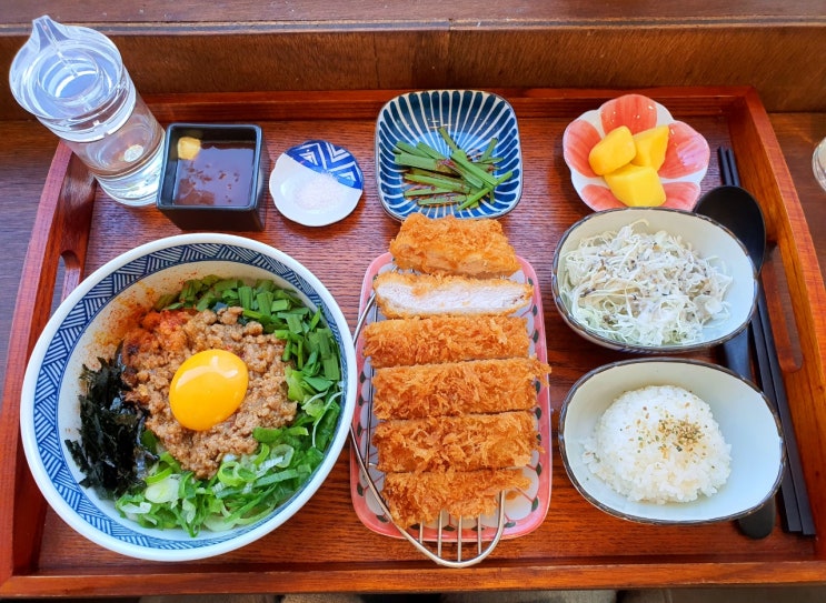 서울 회기 경희대 맛집 회기 밥집 모코모코 웨이팅 해서 먹은 마제소바냉소바카츠정식 맛집 네이버 블로그