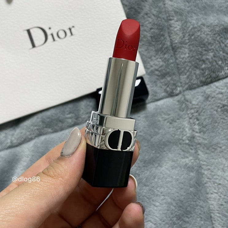 [Dior 립스틱] 루즈 디올 888 스트롱 레드 (ROUGE DIOR 888 STRONG RED : MATTE) : 네이버 블로그