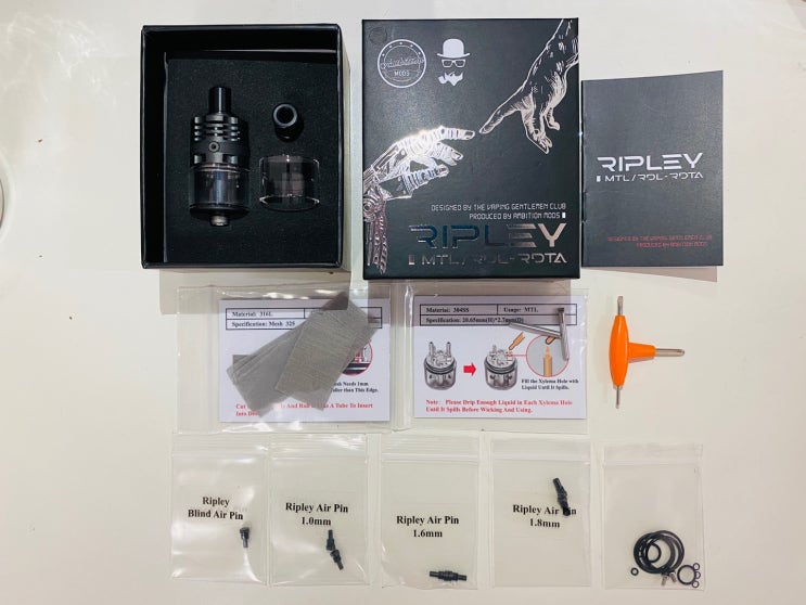 엠비션모드 리플리 RDTA(RIPLEY RDTA) 무화기 리뷰 : 네이버 블로그