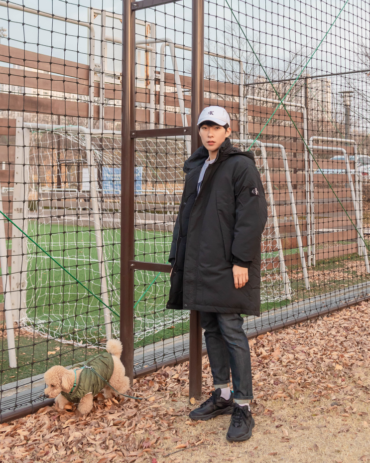 남자 패딩 브랜드 캘빈클라인 진 Ck으로 겨울 코디 하기 네이버 블로그