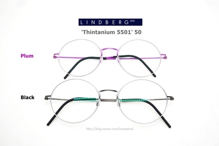 LINDBERG Thintanium '5501' 50, 라인안경 건대점 : 네이버 블로그