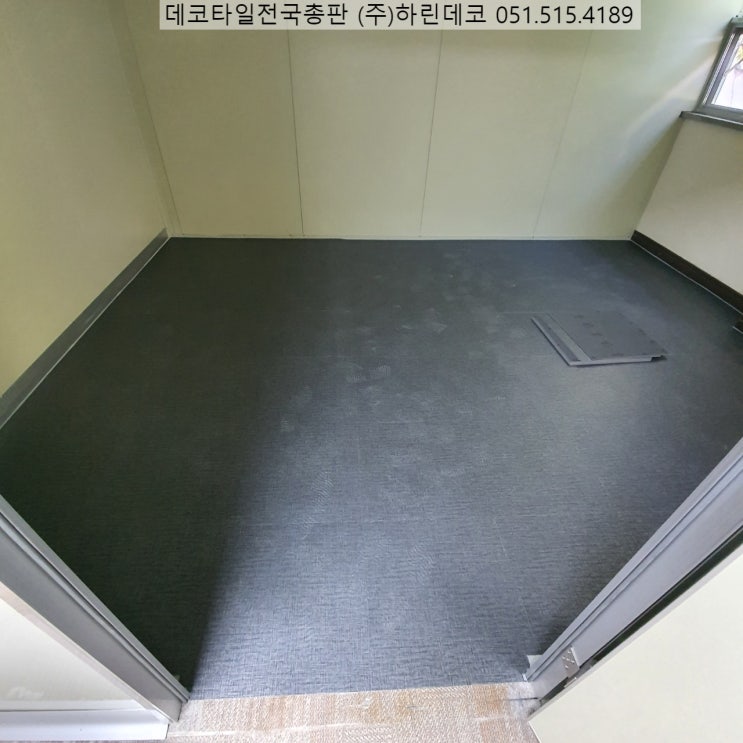 부산데코타일 Noxflorkcc전국총판 주하린데코 금곡동 상가 바닥재 녹수오키드타일 시리즈1000 Ost 856s 시공