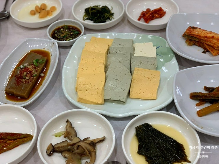 청양 은행집 청양 나들이 후 청국장 모듬두부서리태흑두부 구기자두부 흰두부 건강하고 맛있는 식사 은행집 네이버 블로그