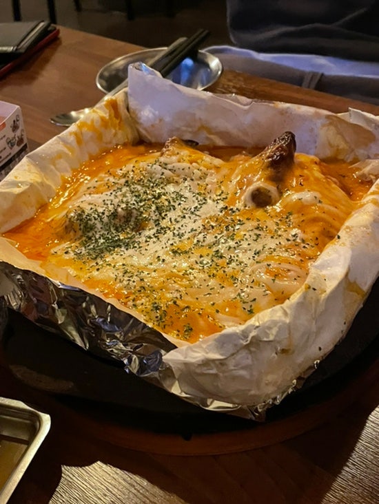 원주 기와뜰 오븐구이 치킨 맛집 로제치즈한방통닭 네이버 블로그