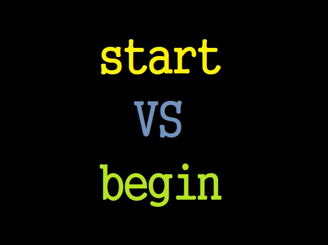 [심화 영어] 시작하다 영어로! start VS begin! 정말 동의어일까? 어원 차이는? start to one's feet, startle VS beginner ...