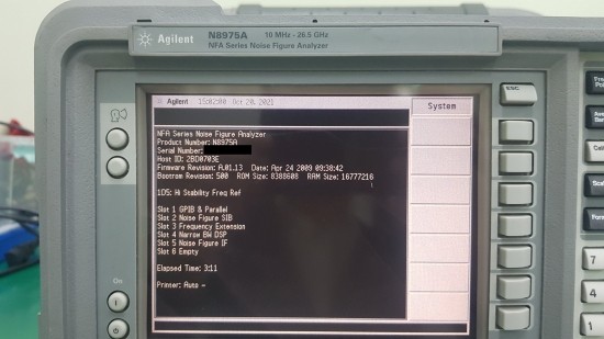 Noise Figure Analyzer - N8975A (10 MHz ~ 26.5 GHz ) : 네이버 블로그