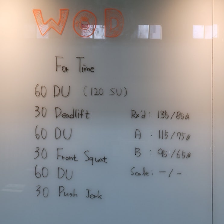 크로스핏 와이낫 11월 29일 WOD : 네이버 블로그