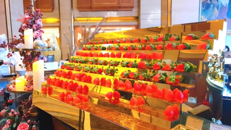 2022딸기부페롯데호텔서울 페닌슐라 라운지and바must Be Strawberry뷔페 네이버 블로그