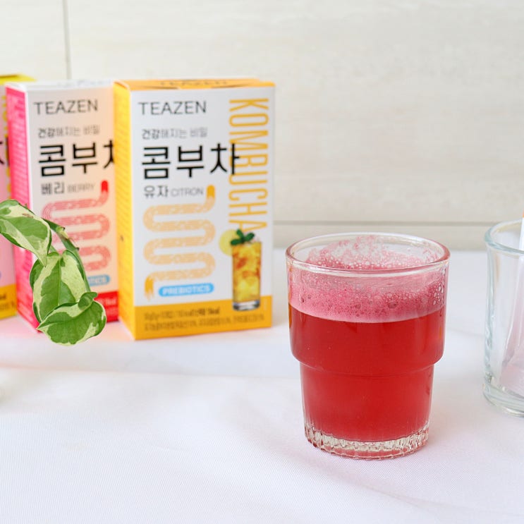 김태리콤부차 티젠과 함께 라면 콤부차만들기 1초 뚝딱 네이버 블로그