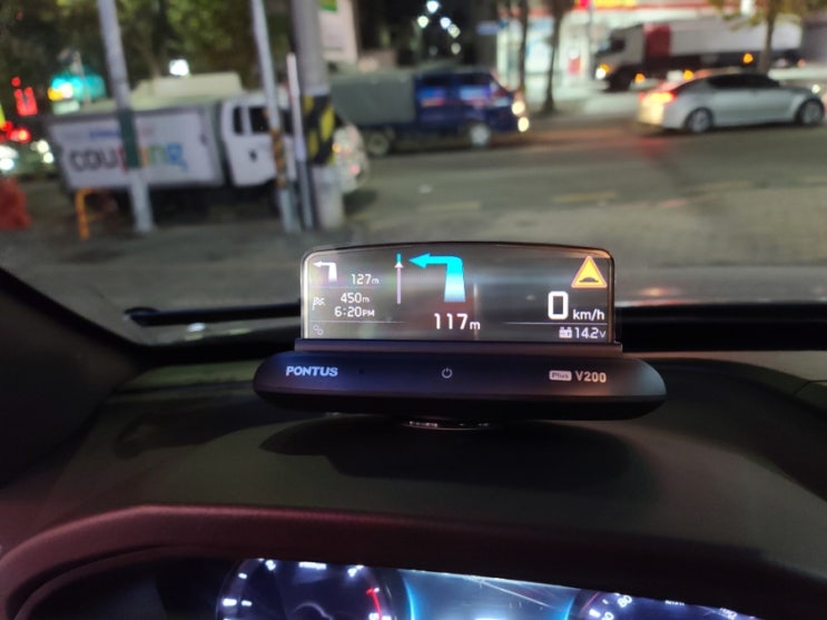 쌍용자동차 G4렉스턴 스포츠 폰터스 HUD PLUS V200 장착 폰터스 헤드업디스플레이 [솔라가드썬팅 노블레스점 루마썬팅 학익점]인천폰터스HUD장착점 : 네이버 블로그