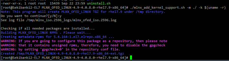 CentOS 7 MLNX OFED 설치 (kernel 5.4) : 네이버 블로그