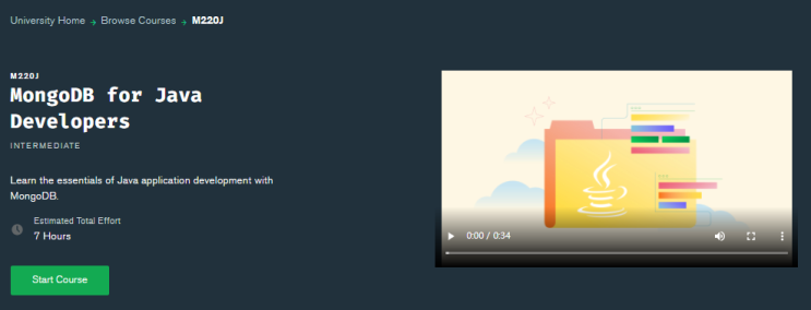 몽고디비 몽고DB java 개발자를 위한 무료 강좌 M220J 이수 완료! : 네이버 블로그