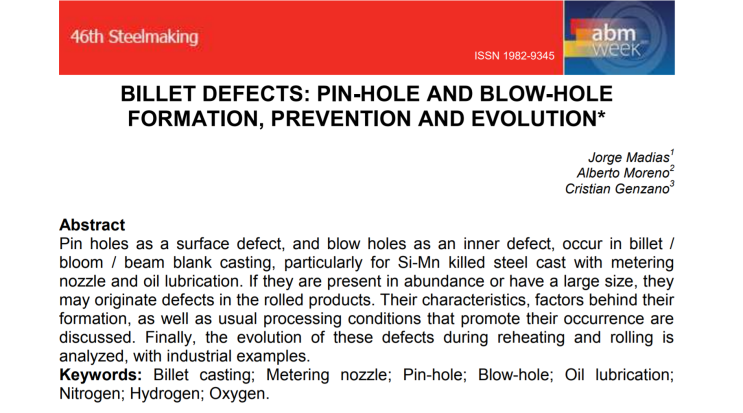 BILLET DEFECTS : 네이버 블로그