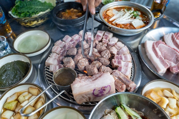제주도 성산일출봉 근처 흑돼지 맛집 칠돈가 성산점 네이버 블로그