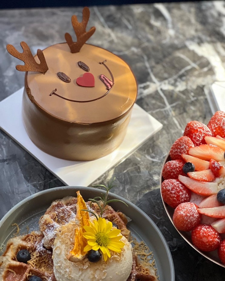 노티드 크리스마스 루돌프케이크 픽업하다... : 네이버 블로그