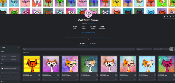 NFT 캣타운펑크스 CAT TOWN PUNKS 오픈씨 채굴형NFT - Feat. 화이트페이퍼 / 백서 확인 (정확한 정보) - 한글백서업데이트 21년12월 17일 : 네이버 블로그