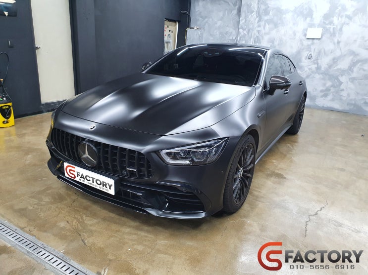 벤츠 Gt43 Amg 사틴블랙 인천전체랩핑 및 크롬죽이기 Cs팩토리 네이버 블로그
