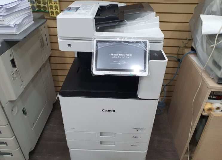 [경주복사기렌탈]경주 동성로 **매장 캐논IRV-C3725 복사기임대 설치-HP 8610 수리 무한프린터 제품도 수리완료 ...