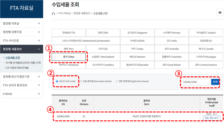 관세율 조회,HS CODE 조회,FTA관세율 조회하기 : 네이버 블로그