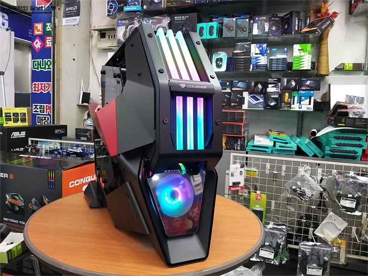 COUGAR CONQUER 2 게임용 조립컴퓨터 출고 : 네이버 블로그