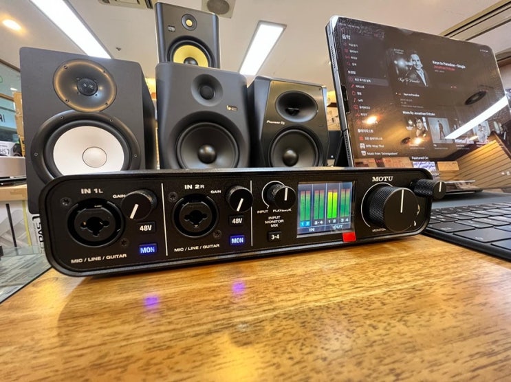 리뷰 | MOTU M4 모투 엠4 ESS Sabre Ultra DAC 탑재 : 네이버 블로그