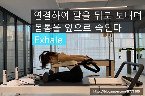 [필라테스 동작] Reformer - Rowing facing back : 네이버 블로그