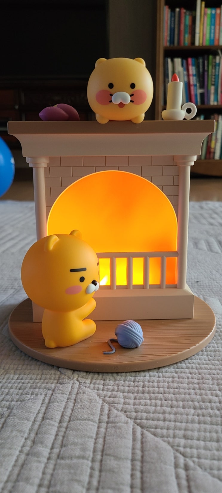 카카오 불멍무드등 라이언 춘식 버전 선물 : 네이버 블로그