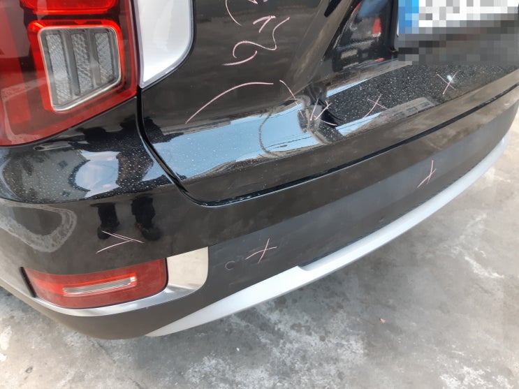 펠리세이드뒷범퍼외형복원 백도어문짝판금도색 부산펠리세이드판금도장 삼락자동차수리 덕포 모라 괘법 주례 네이버 블로그