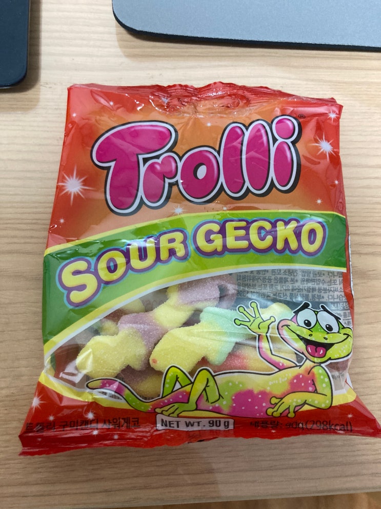 Trolli 젤리 SOUR GECKO 최애하는 트롤리 : 네이버 블로그